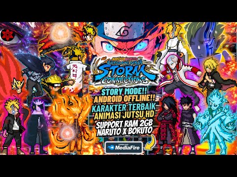 NEW!! NARUTO x BORUTO Ninja STORM Connections Mugen Android - OFFLINE Story Mode Best Characters🔥💯