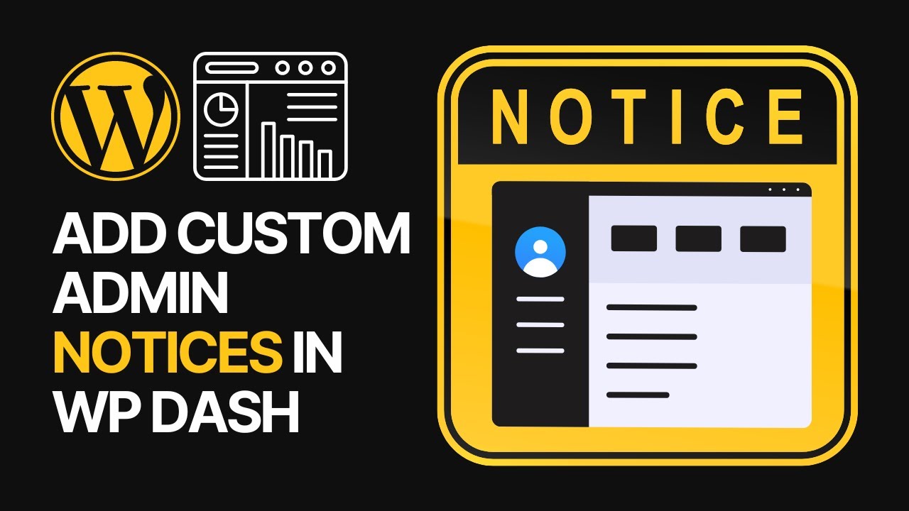 How to Add Custom Admin Notices in WordPress? Site Dashboard Notice Addition Guide ⚠️
