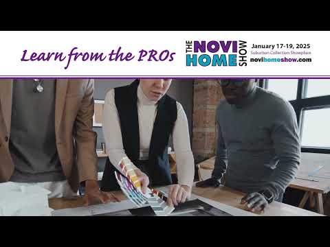 Novi Home Show - January 17-19, 2025 - Commercial 15s - Exhibitors