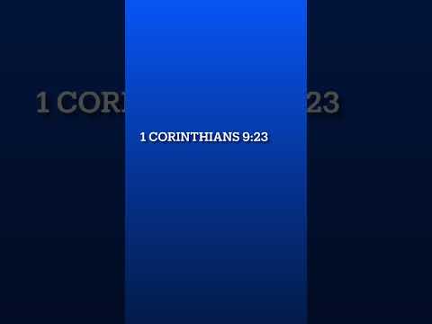 Bible Verse - 1 Corinthians(9:23) NKJV, #Jesus #Love #Bibleverse,#Faith