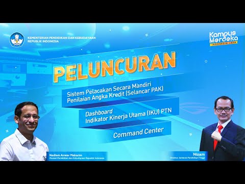 Peluncuran Layanan Pendidikan Tinggi Kemendikbud