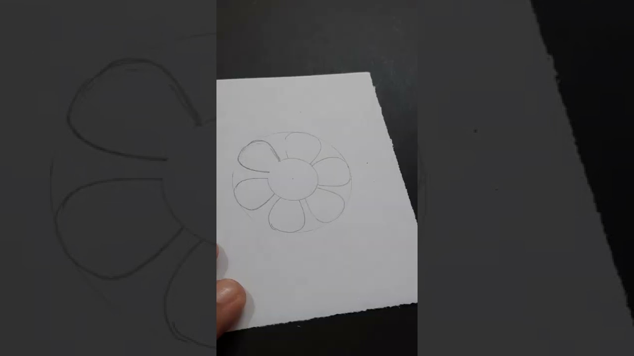 How to draw flower vector #flowers  #black #beautifulflowers #beautifulart #shorts #meetthecreator