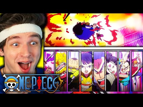 AKAZAYA 9 STARTS THE BATTLE!!! (one piece reaction)