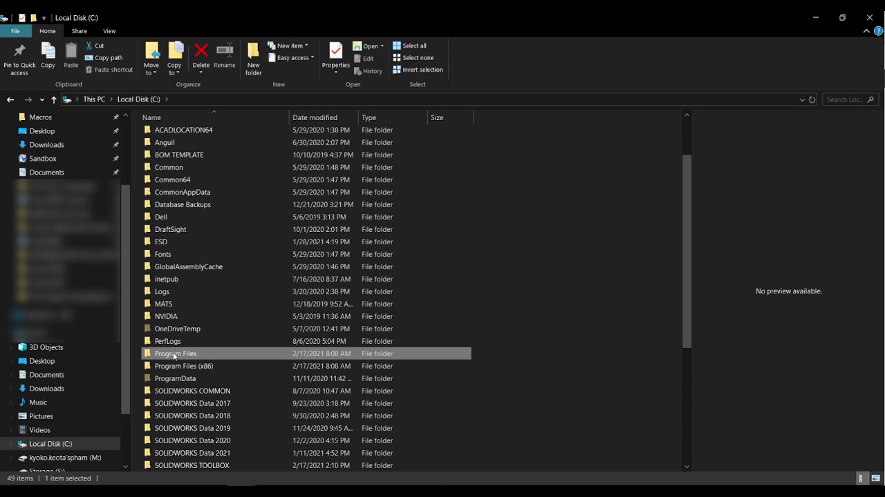Manually Updating the SOLIDWORKS Toolbox