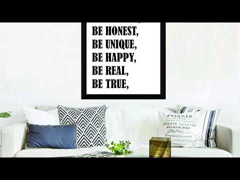 MP-94 Wall Art Posters Funny motivational Quotes "BE YOURSELF. BE HUMBLE. BE HONEST. BE UNIQUE. B...