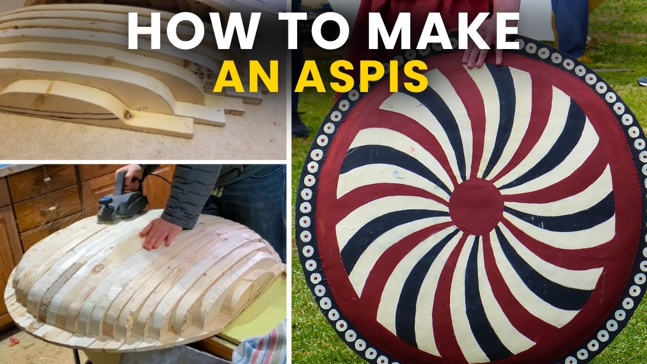 Making a Historically Accurate Aspis - how to make a hoplite shield using scans of an original