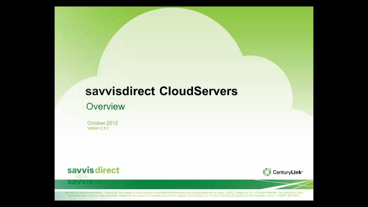 Enable Your IT Infrastructure with savvisdirect Cloud Servers