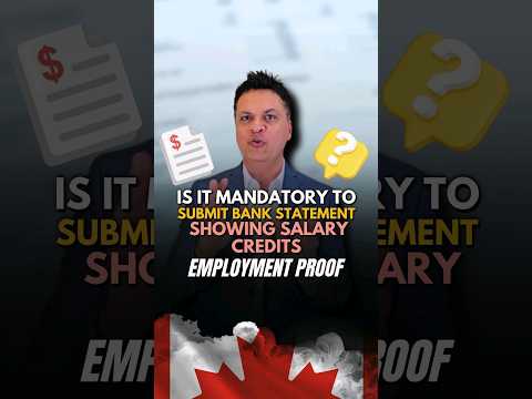 CEC candidate: Is submitting bank statements for salary proof mandatory?