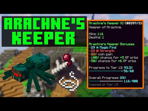 Arachne's Keeper - Bestiary Guide | Hypixel Skyblock