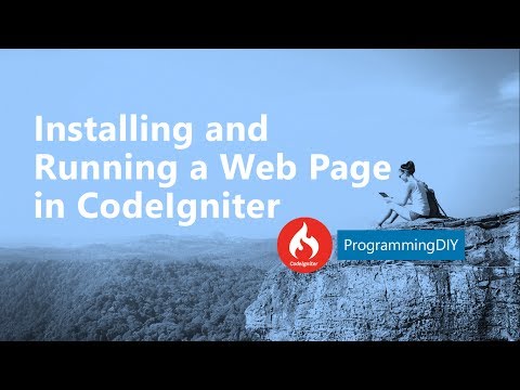 How to Download, Install and Run your first Web Page in CodeIgniter - Programming DIY
