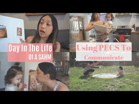 DITL Of A SAHM | Using PECS To Communicate | Speech Therapy and Using PECS | Communication System