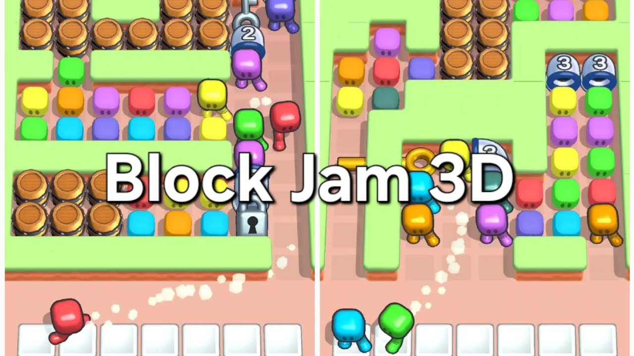 Block Jam 3D Mobile Gameplay levels 89 & 90
