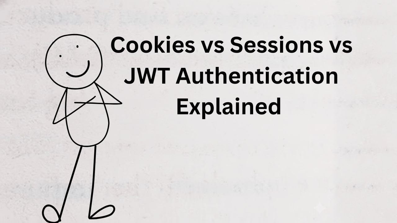 Cookies vs Sessions vs JWT Authentication Explained | Web Security Simplified