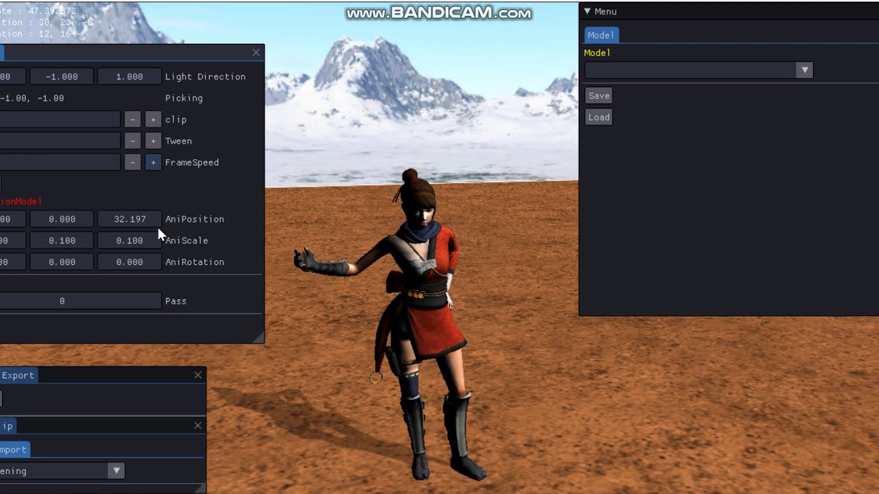 DirectX 3D Model Editor (Load Model)