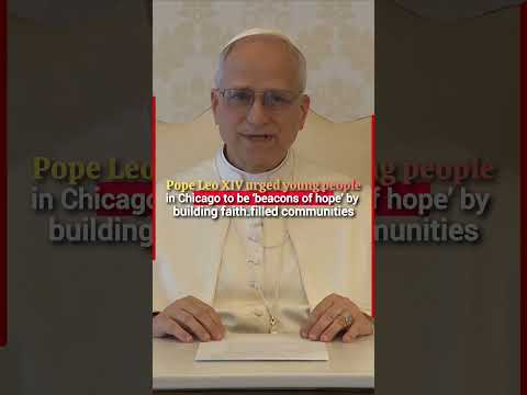 At Chicago Mass, Pope Leo XIV urged youth:find meaning through service & true friendship #popeleoxiv