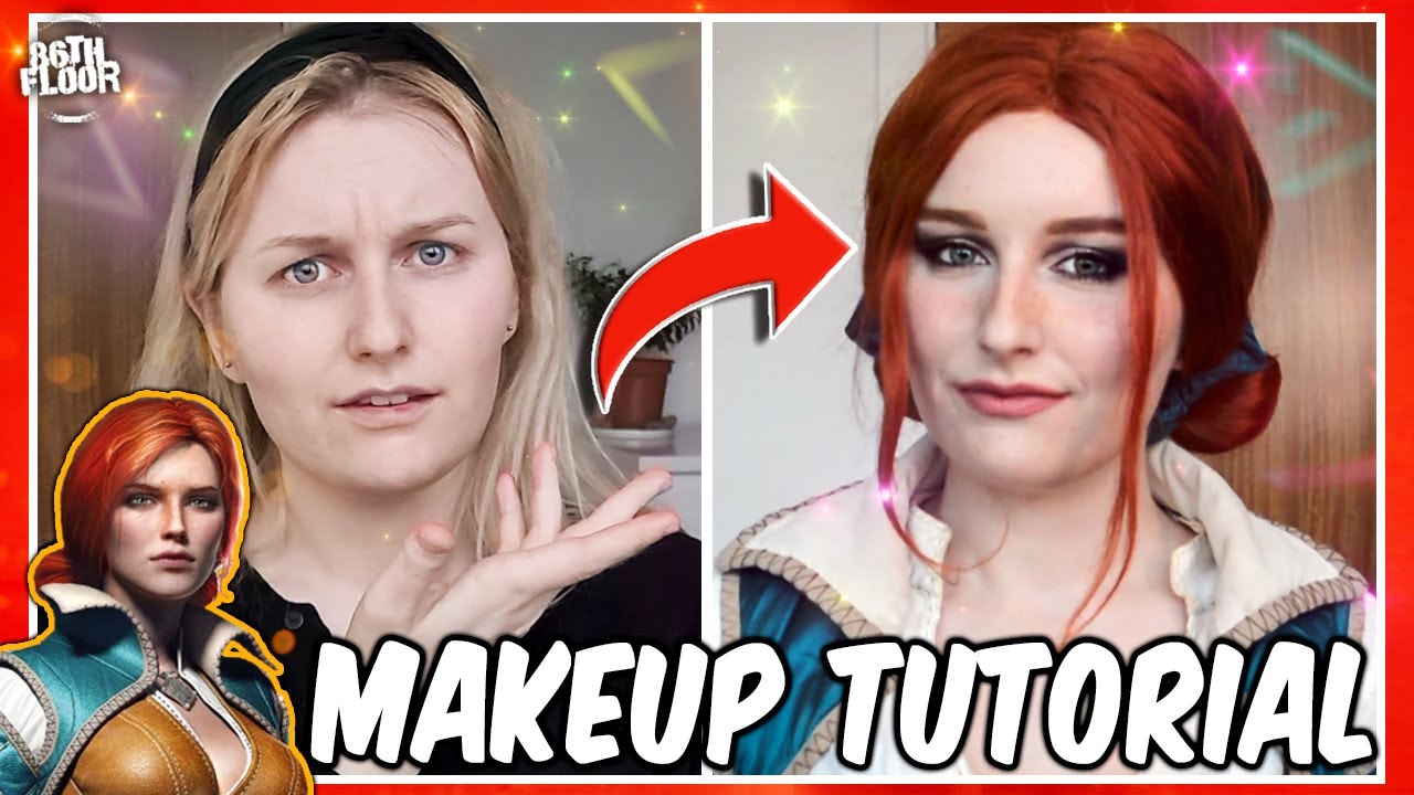 Triss Merigold Makeup Tutorial - The Witcher Cosplay 🐺