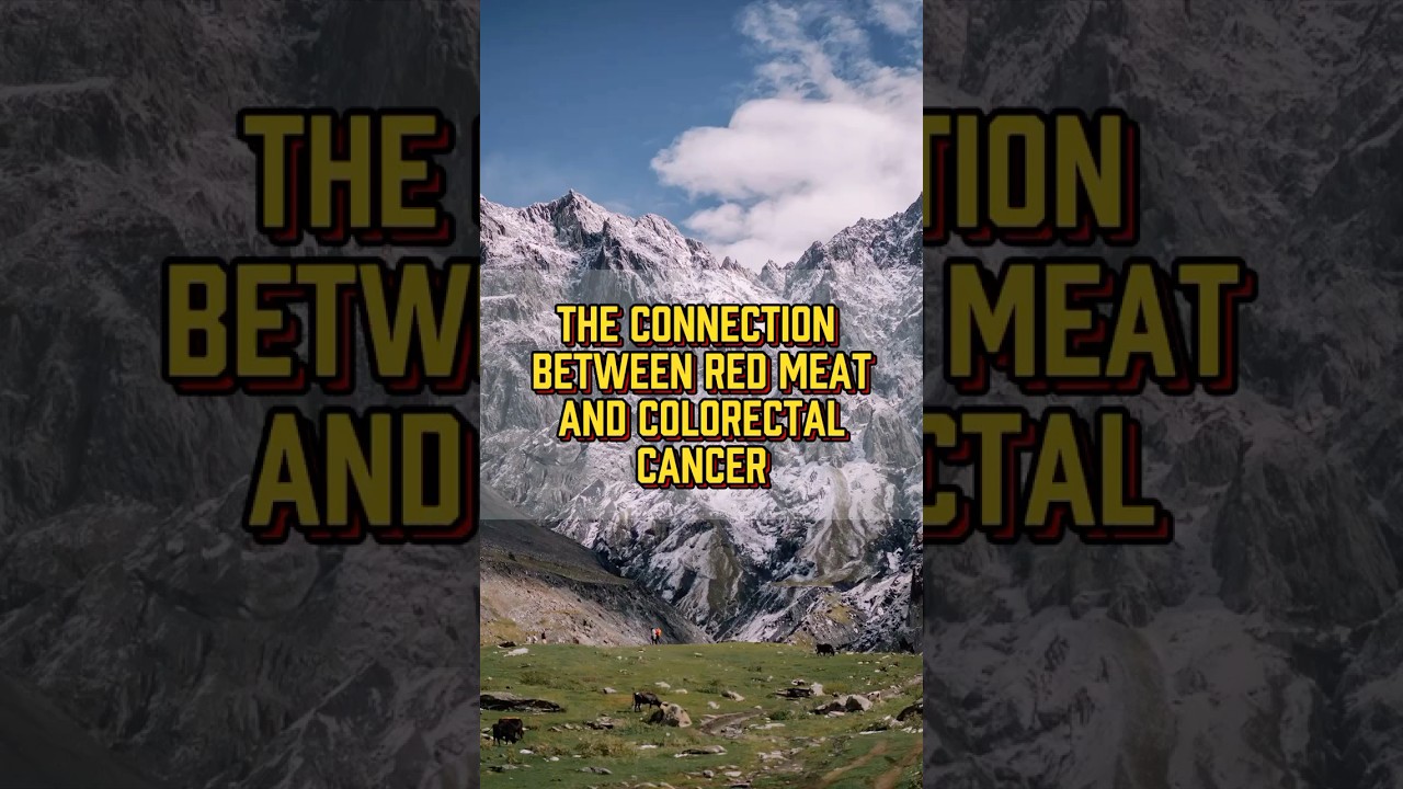 The connection between red meat and colorectal #colorectalcancer #facts #colorectalhealth