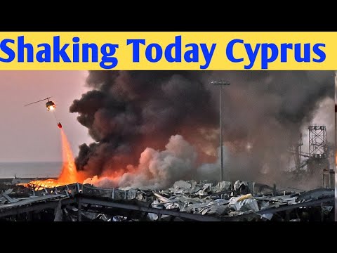 Cyprus Earthquake today || CCTV footage Earthquake in Cyprus