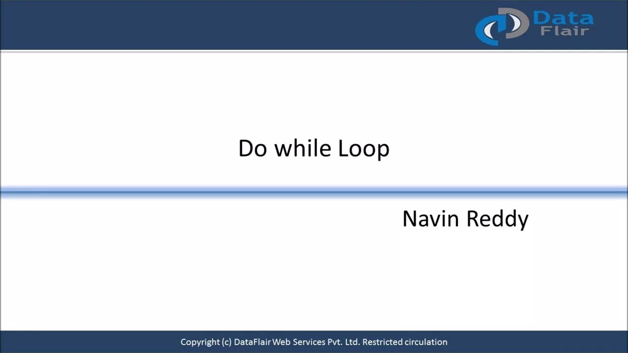Java Do While Loop