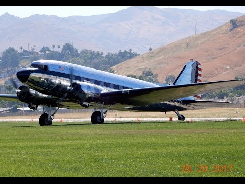 Take a Flight In the Only Flying C-41A at the Flabob DC-3 Fly-In (N341A)