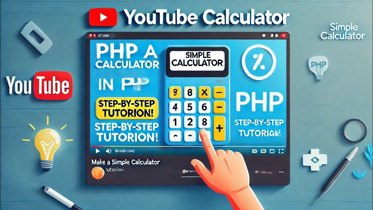 PHP Calculator Tutorial for Beginners | Create a Simple Calculator Using PHP, HTML & CSS