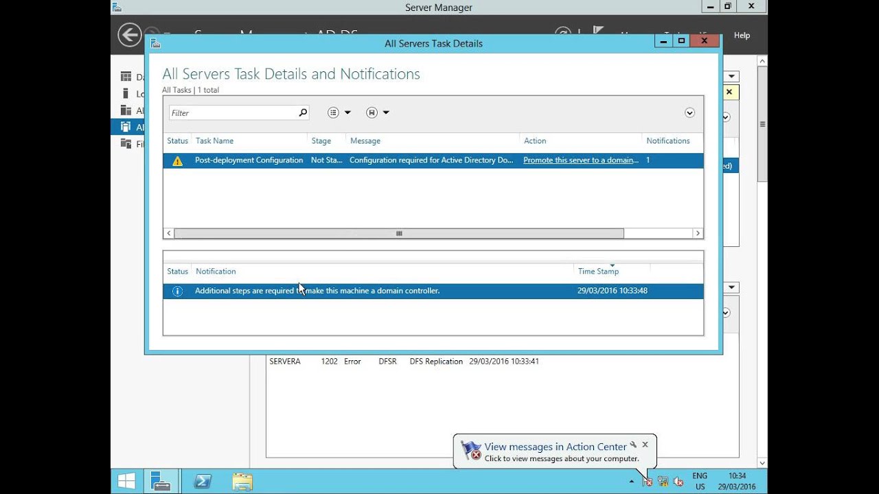 70-410 Lab 13 Active Directory Create New Domain Forest Windows Server 2012 R2