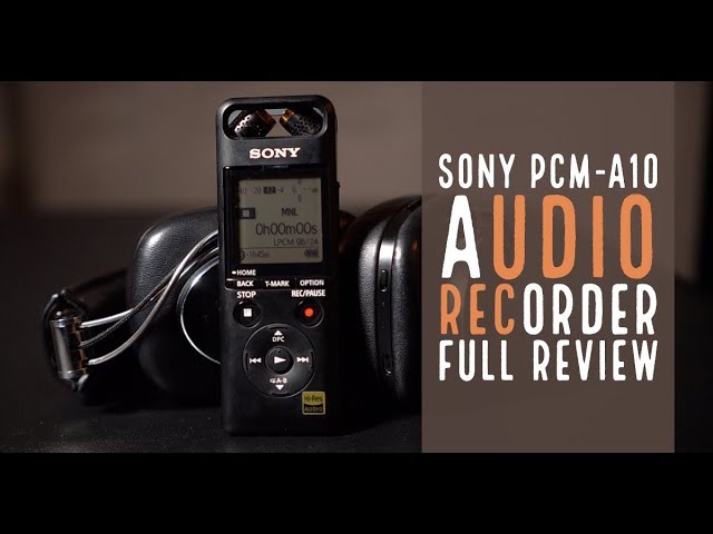 Voice Recorder - Sony PCM-A10 Portable Linear PCM Recorder Manufacturer ...
