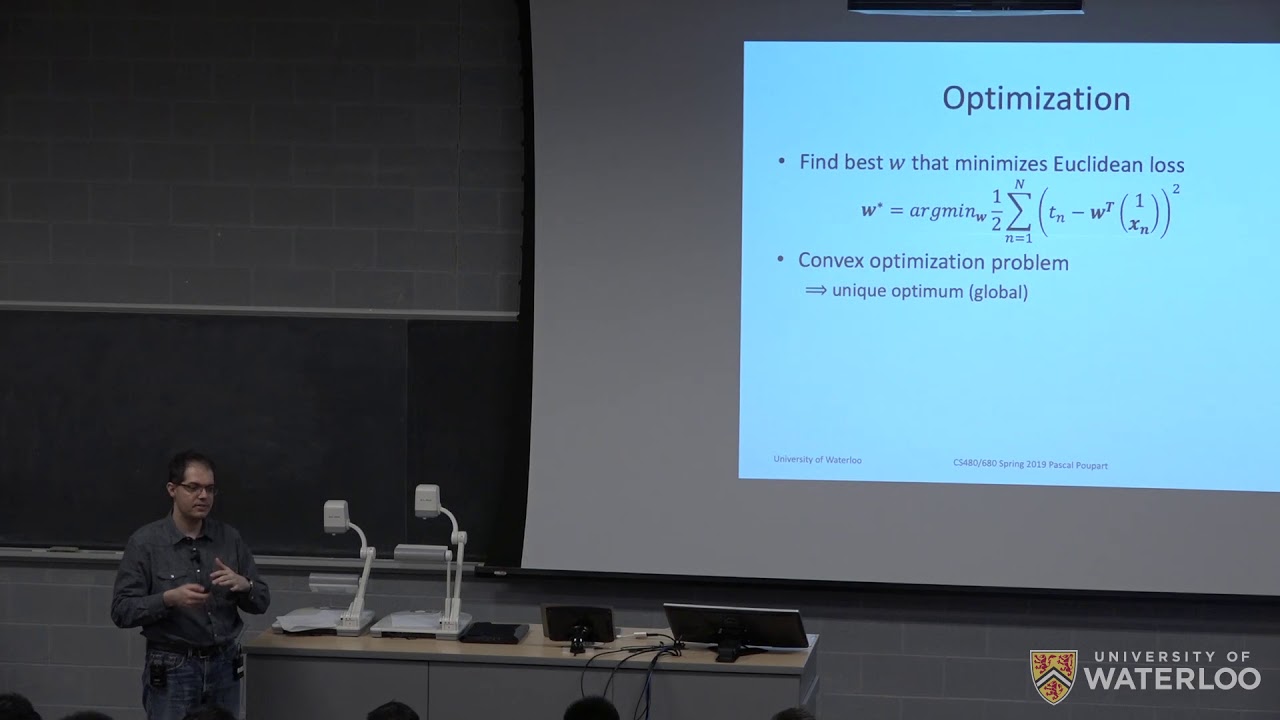 CS480/680 Lecture 3: Linear Regression