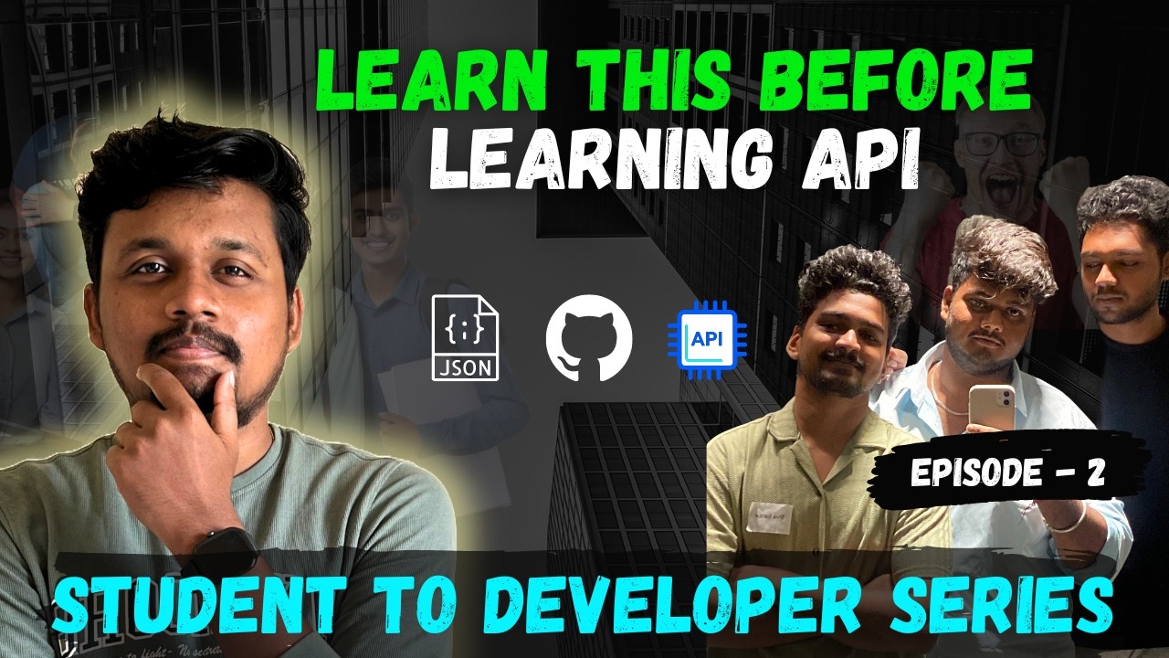 Basics before learning API | JSON | GitHub | episode 2