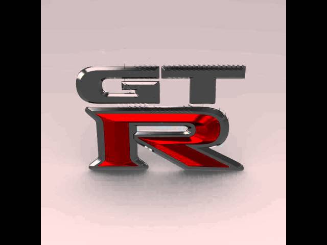 GTR logo 3D Model - FlatPyramid