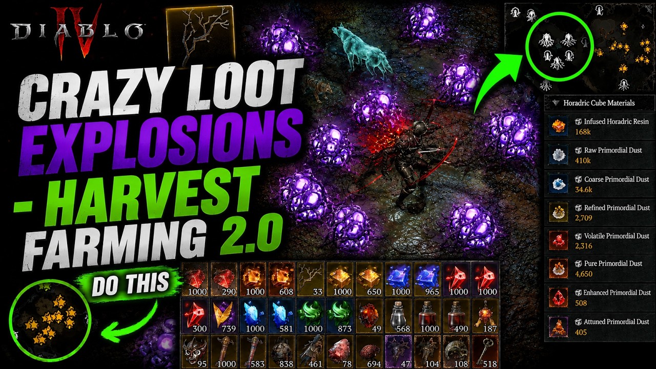 BEST FARM META & CRAZY LOOT EXPLOSIONS - HARVEST FARMING 2.0
