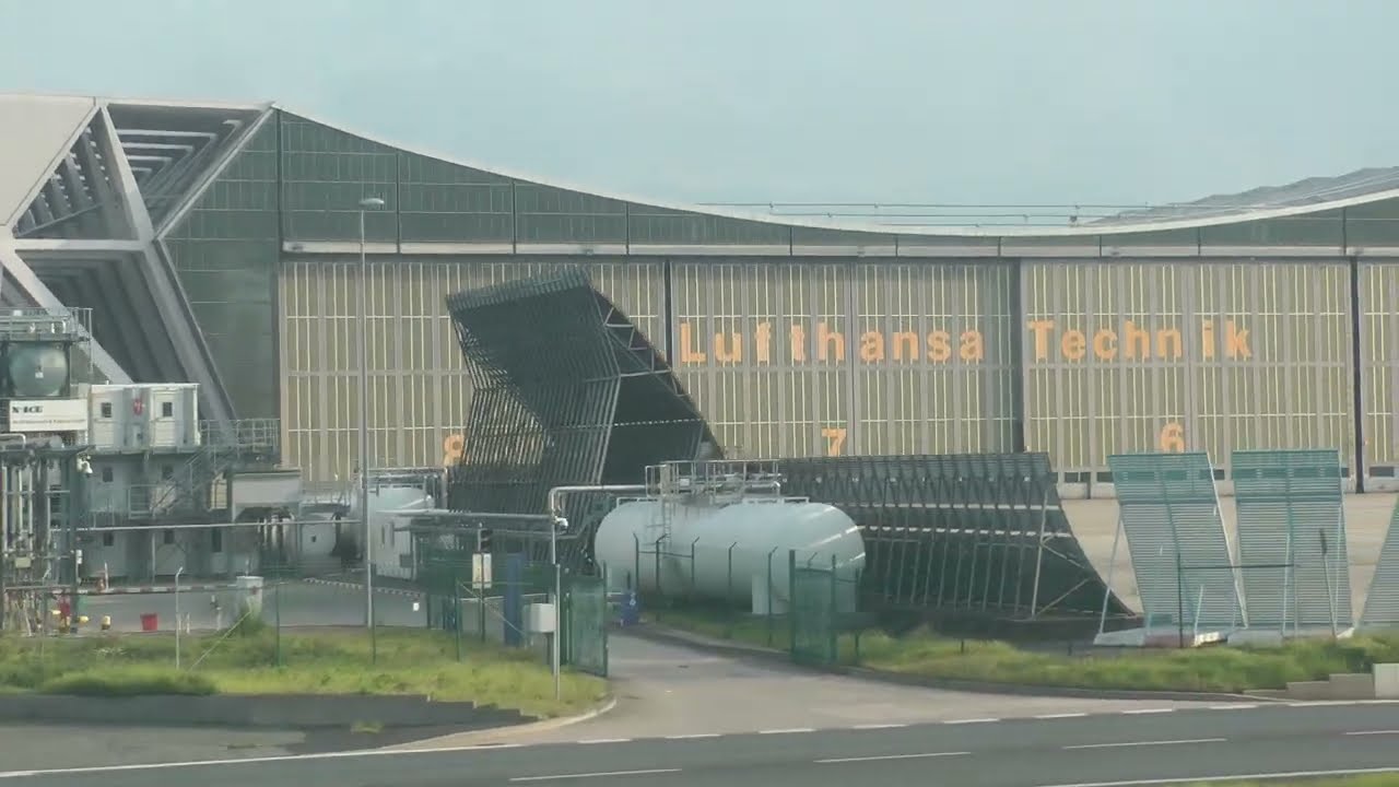 Lufthansa Technik Hangar at Frankfurt International Airport in Germany 5/13/23