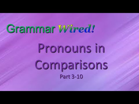 Pronouns in Comparisons HS Part 3-10