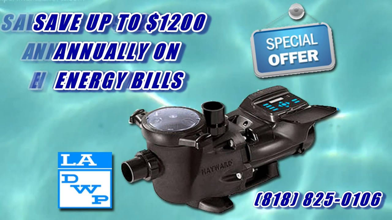 DWP Pool Pump Rebate Woodland Hills, Installation, Repair