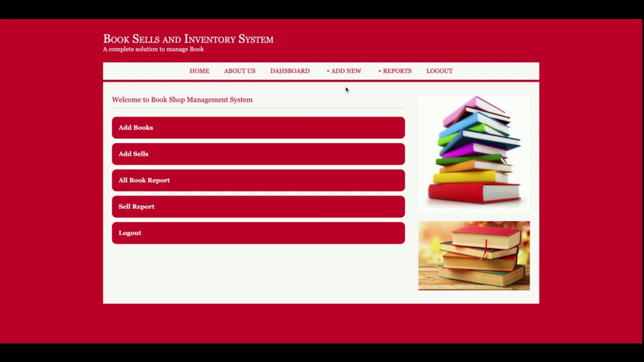 Books Sells and Inventory System | Java JSP Servlet Project Tutorial | Java JSP CRUD Project