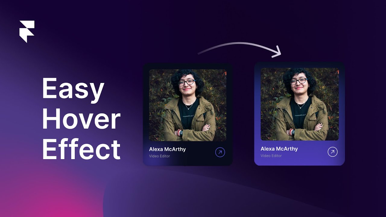 Easy Card Hover Effect | Beginner FRAMER Tutorial