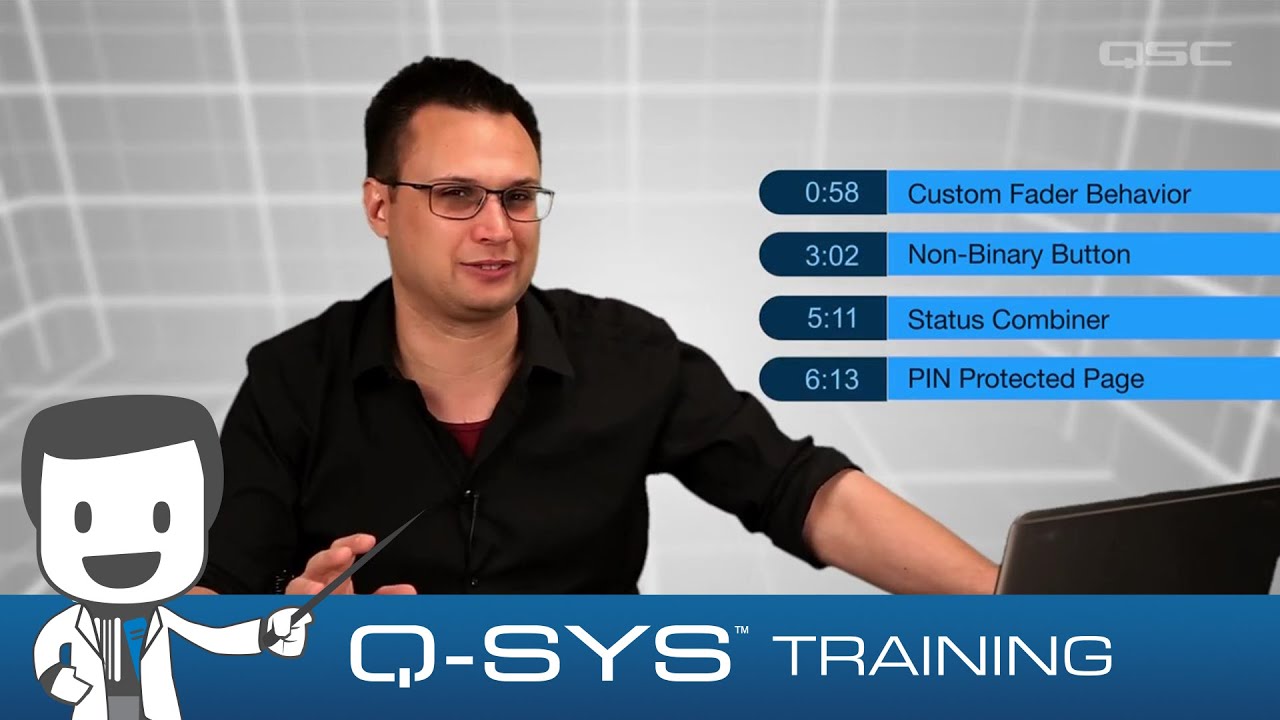 Q-SYS Training  |  Control 101 - Advanced Control Components
