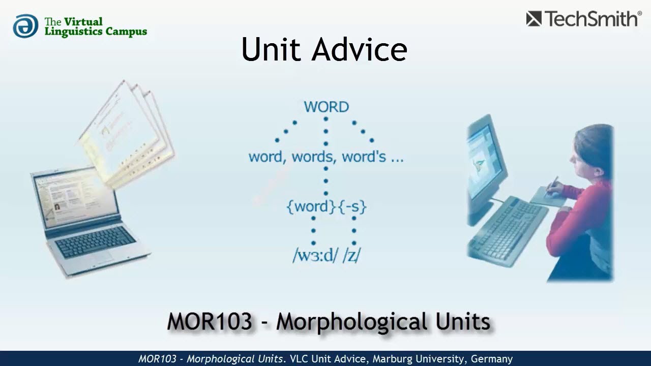 MOR103 - Unit Advice (Morphological Units)