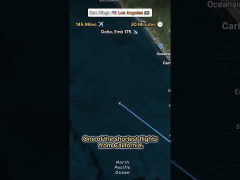 🛫 San Diego to Los Angeles – One of California’s Shortest Flights! 🇺🇸✈️