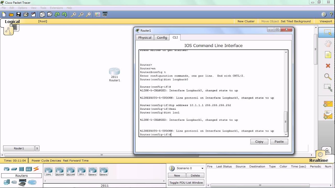 Setting up a Loopback Address