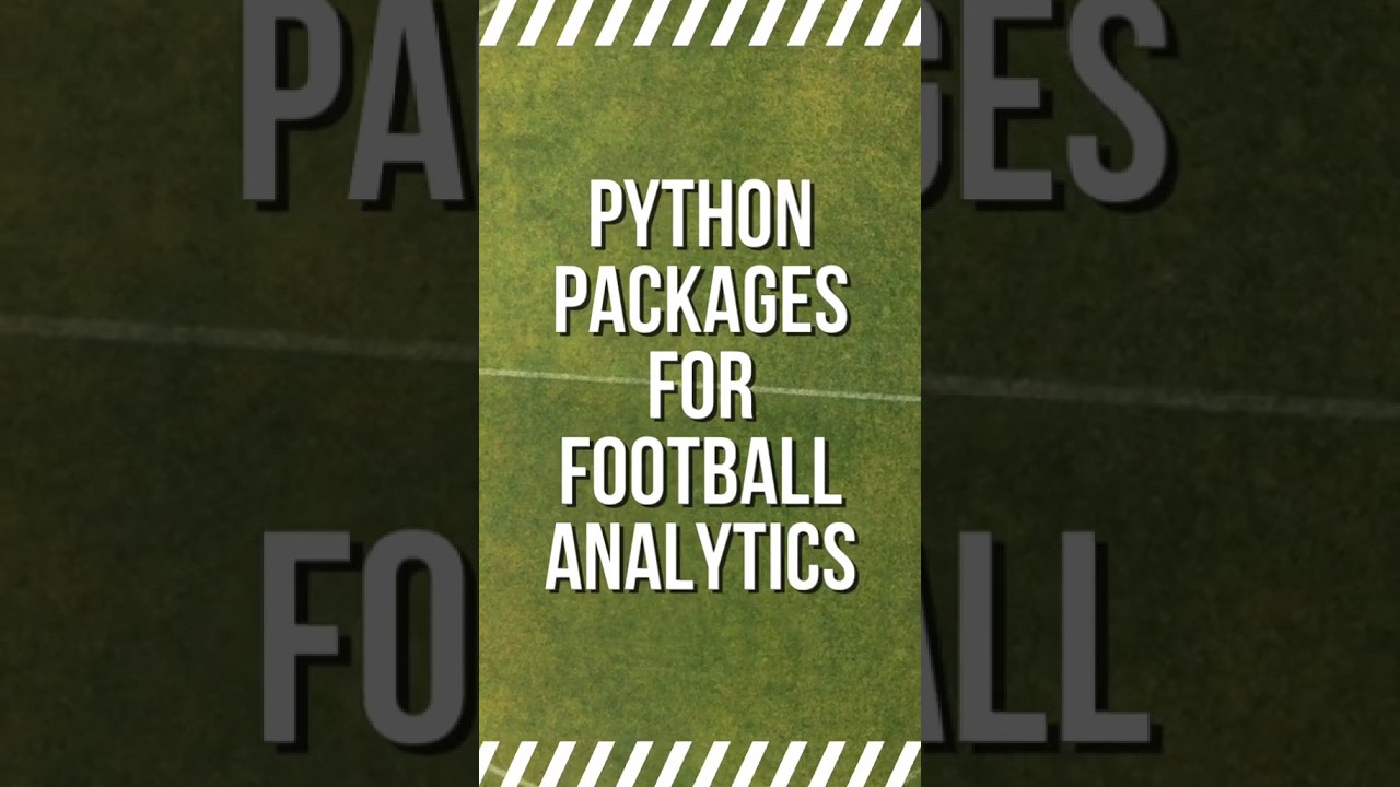 Football Analytics with #Python #football #footballanalysis #soccer #learnpython #learningpython
