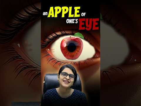 Apple 🍎of One's Eye 👁️ Idiom Meaning by Origin ✌️💯 #idioms #idiomorigins #idiomandphrases #ssccgl