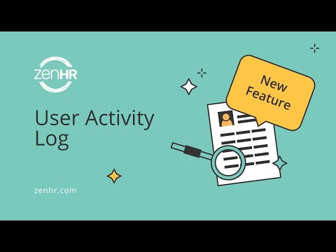 The "User Activity Log" Feature on ZenHR