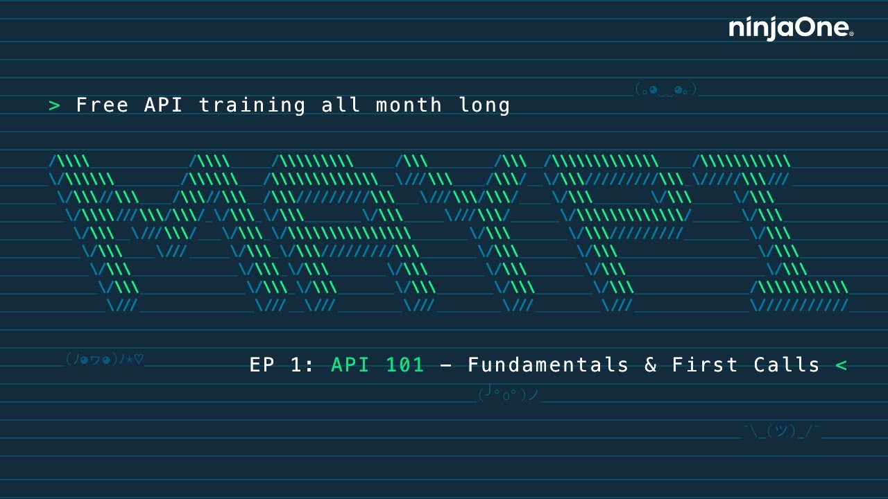 API 101: Fundamentals & First Calls