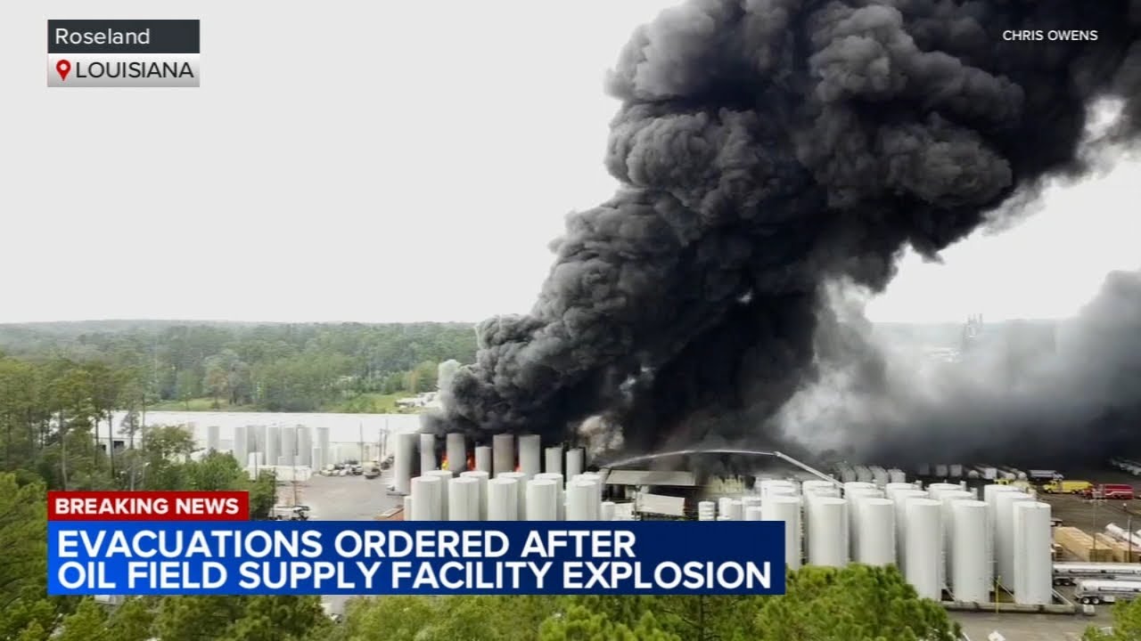 Mandatory evacuation issued following explosion at Louisiana business, officials say