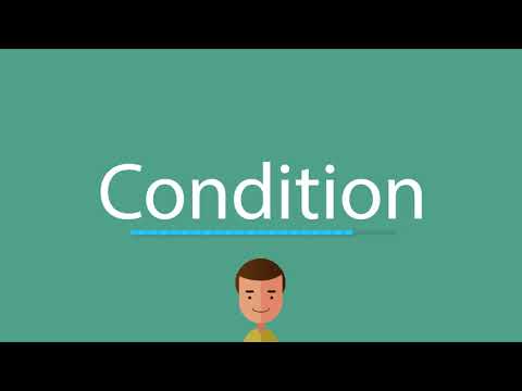 How to pronounce Condition