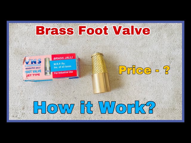 Foot Valve - Drp Brass Foot Valve 1/2" Trader - Wholesaler ...
