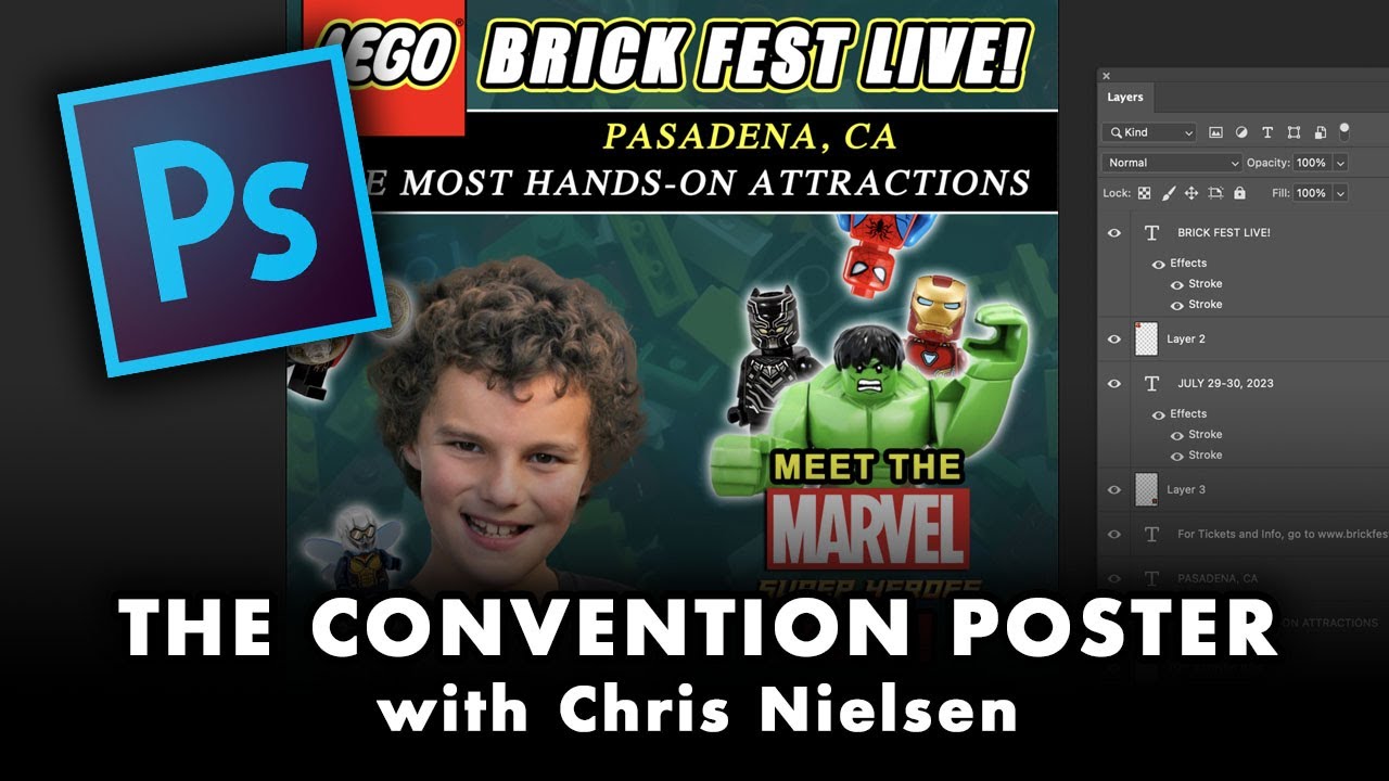 PS - Chapter 6 - The BRICK FEST CONVENTION POSTER Project Tutorial