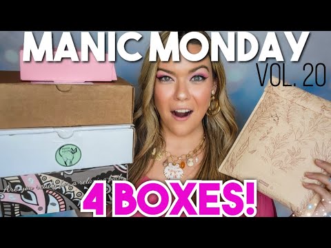 Manic Monday Vol.20 | 4 Subscription Boxes 2025 + Coupon Codes | 2 NEW SUBSCRIPTION BOXES