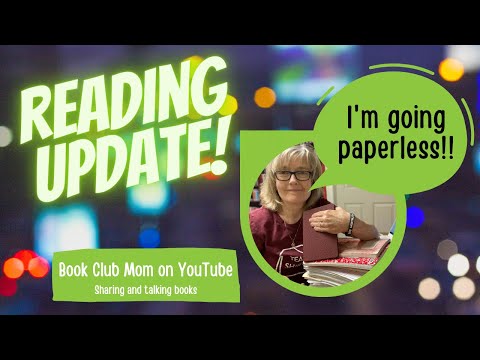 On YouTube – talking about going paperless! | Book Club Mom